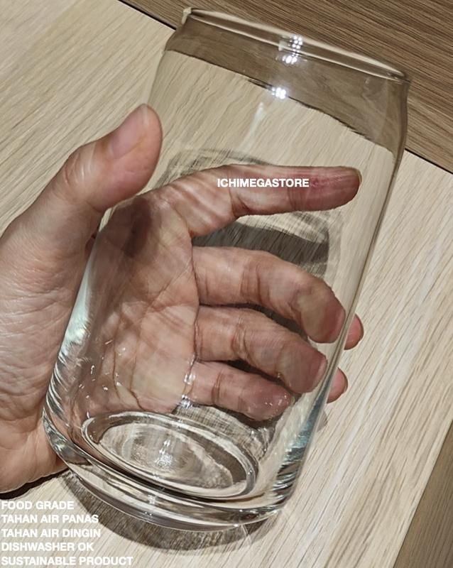 Drink Can Glassware Gelas Kaca Aesthetic Bentuk Kaleng ICHIMEGASTORE ...