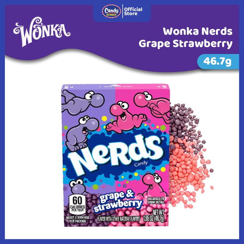 Wonka Nerds Grape Strawberry Hard Candy 46.7g - TikTok Shop Philippines