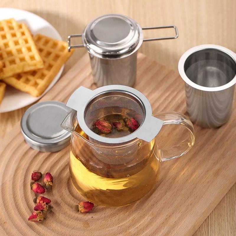 1PC 304 Stainless Steel Reusable Tea Infuser Tea Strainer Teapot ...