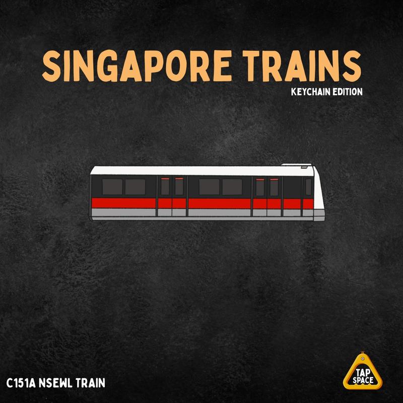 C151A NSEWL MRT Train Keychain - TikTok Shop Singapore
