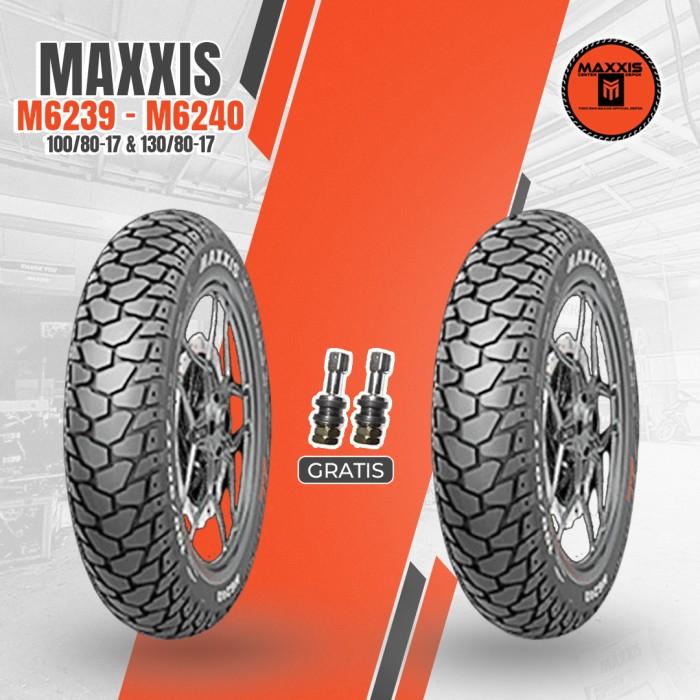 Jual Paket Ban Motor MAXXIS ON-OFFROAD 100/80 + 130/80 Ring 17 Tubeless ...