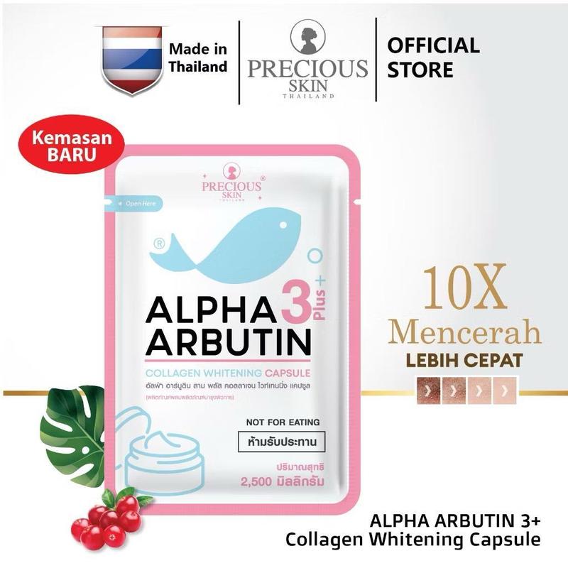 Precious Skin Thailand Alpha Arbutin Whitening 3+ Collagen – - TikTok Shop Singapore