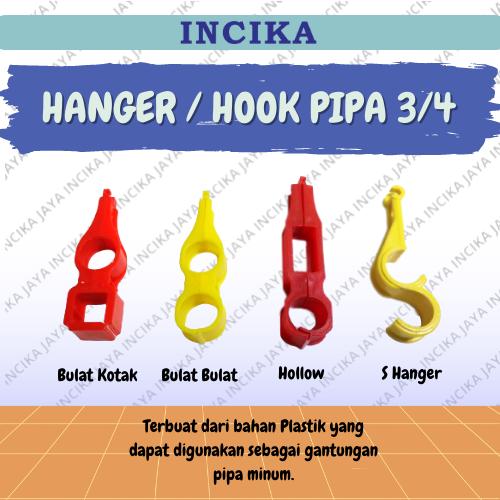 HANGER / HOOK PIPA 3/4 INCH BAHAN RINGAN DAN BERKUALITAS - Shop | Tokopedia