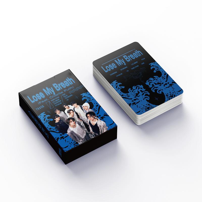 55pcs STRAY KIDS SKZ HOP Lomo cards Lose My Breath Magic School ...
