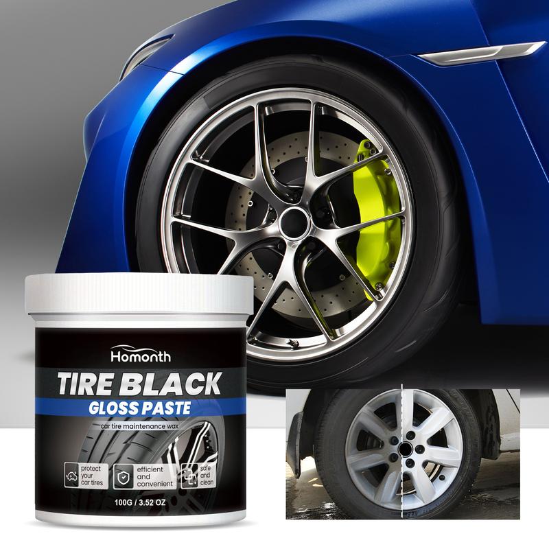 Car Tire Maintenance Paste 100g Tyre Clean Decontamination Brightening ...