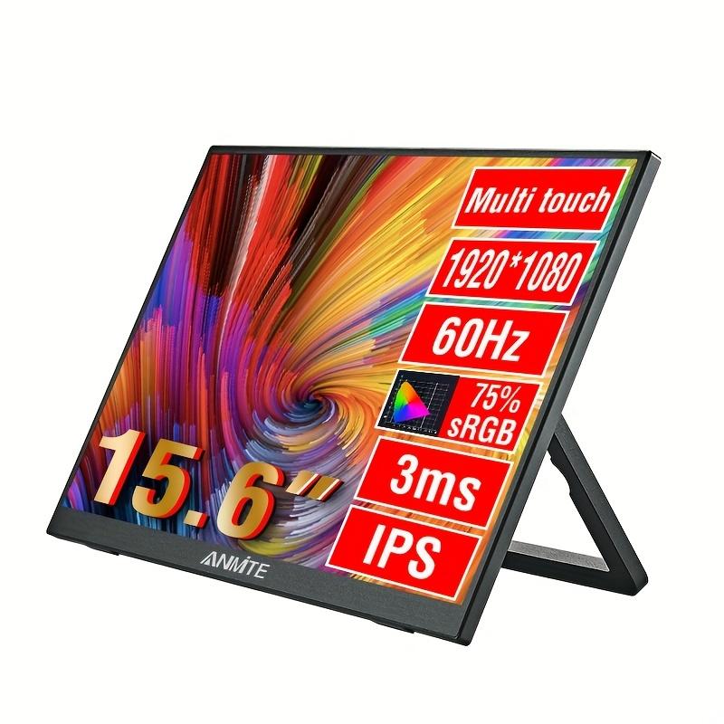 Monitor Skrin Sentuh Mudah Alih, Atotech, 15.6-Inci, Serasi dengan ...