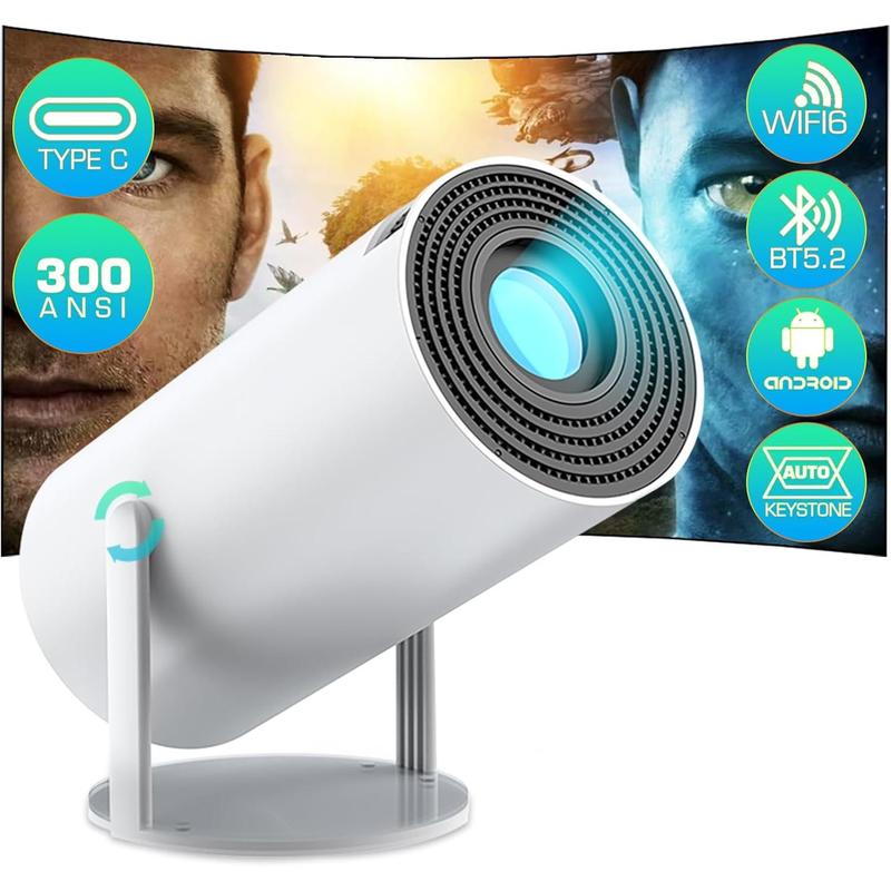 Hy300 plus Type C 4K Mini Projector with WiFi and Bluetooth, - TikTok ...