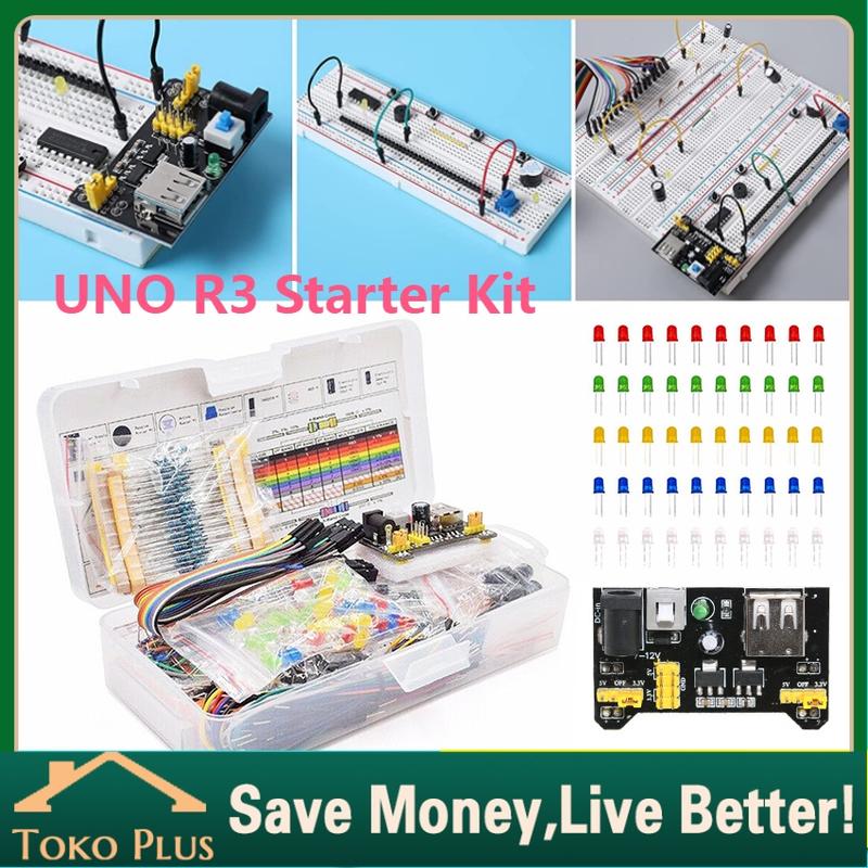 Paket Elemen Arduino Uno R3 Starter Kit Belajar Compatible Untuk - Shop ...