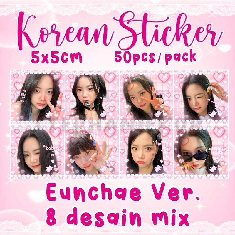 [ VOL 4 ] LE SSERAFIM STICKER DECO PINK CORE KOREAN KPOP MAILS ALA ...