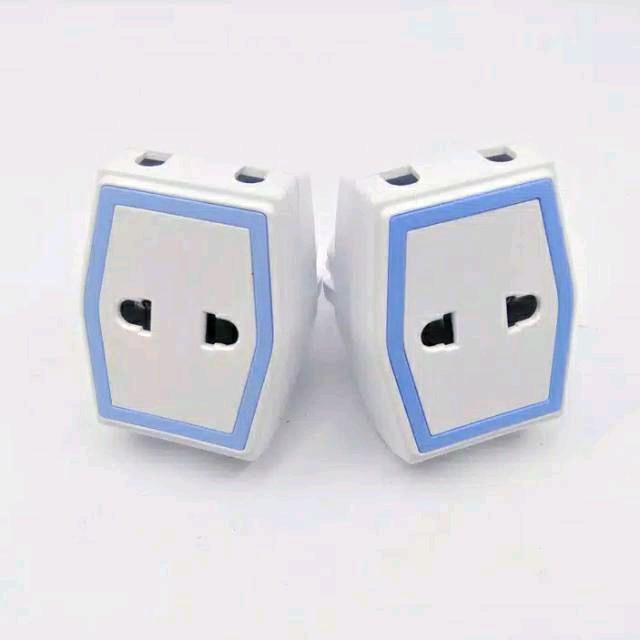 Steker T multi / colokan T cabang 3 lubang serbaguna - Shop | Tokopedia