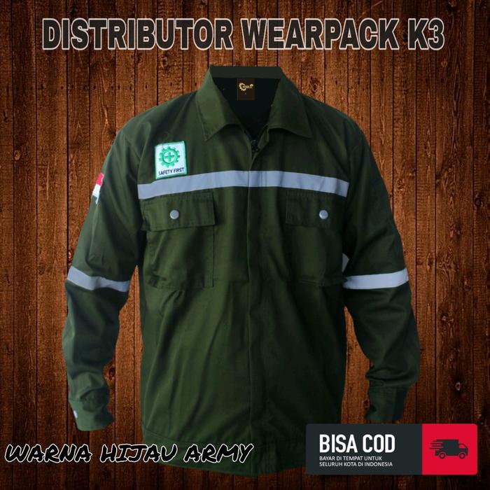 Jual Baju Wearpack Atasan/ Lengan panjang/ Seragam baju kerja/ APD ...