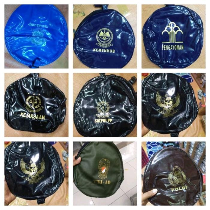 Jual TAS TEMPAT TOPI PDU POLPP GARUDA PERHUBUNGAN POLRI TNI kejaksaan ...