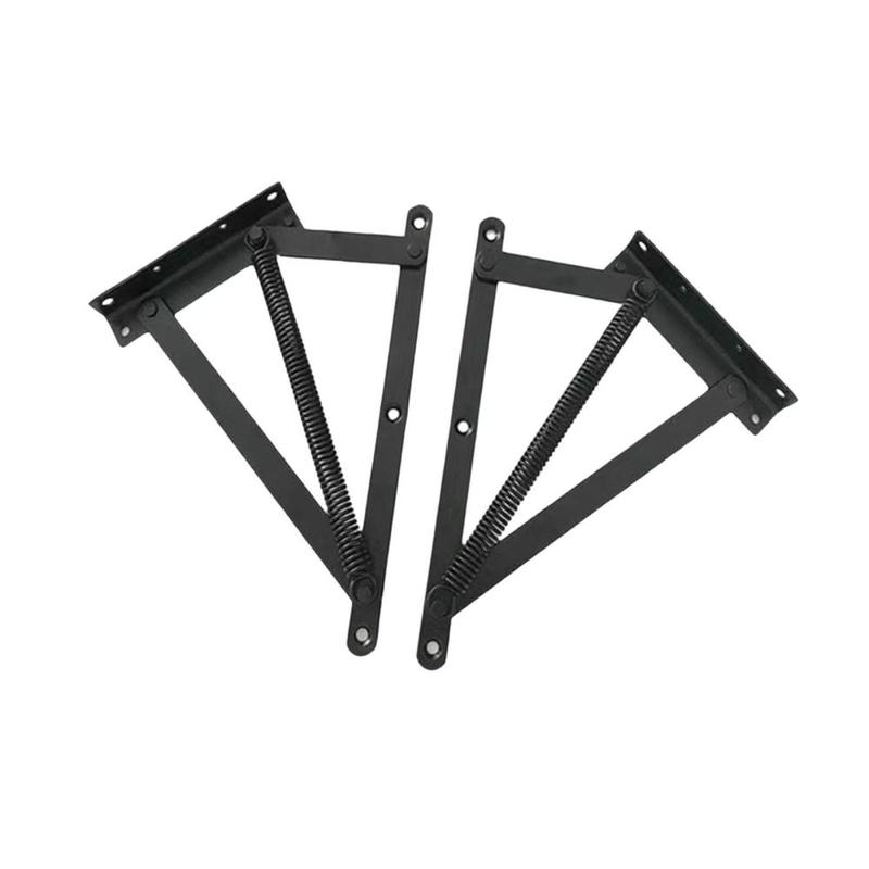 1 Pair of Bed Box Hinges for Storage Steel Sofa Bed Storage Lifting ...