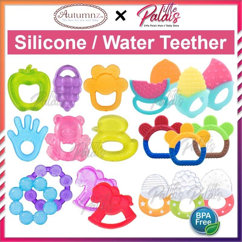AUTUMNZ Water Teether 3m+ / Silicone Teether 6m+ BPA Free - TikTok Shop ...