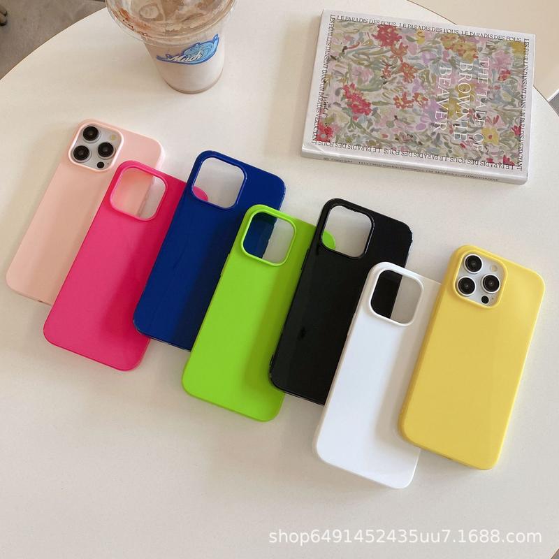 Gel Shell Glossy Phone Case Candy Color Suitable for Samsung - TikTok ...