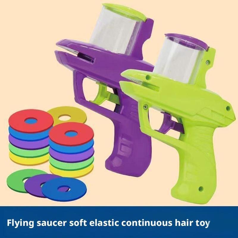 Mini Flying Disc Launcher Carrot Flying Disc Toy Plastic Flying ...