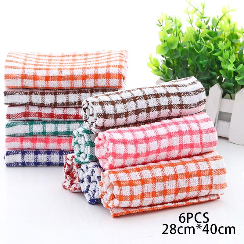 Tuala Dapur Kapas, Set 6PCS, Penyerap, Tuala Pinggan Bersih, - TikTok ...