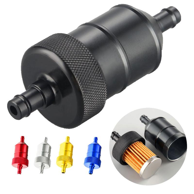 Aluminium Alloy 8mm Oil Gas Fuel Filter Cleaner for Motorcycle - TikTok ...