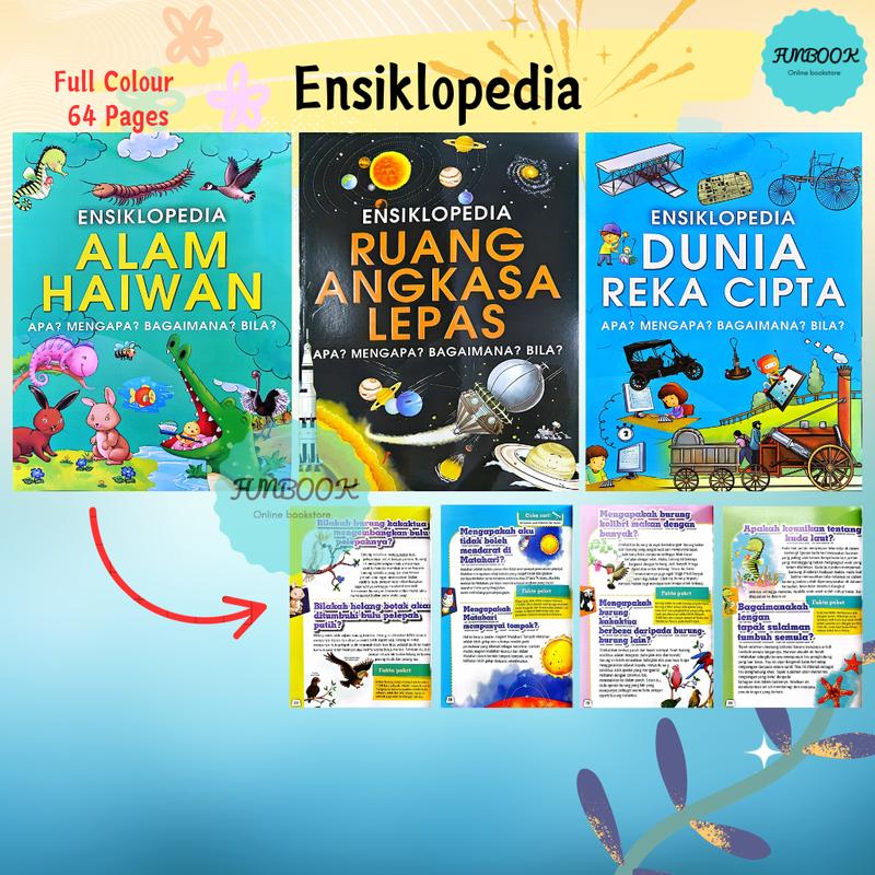 [FUNBOOK] Ensiklopedia Apa Mengapa Bagaimana Bila Ruang Angkasa - TikTok Shop Malaysia