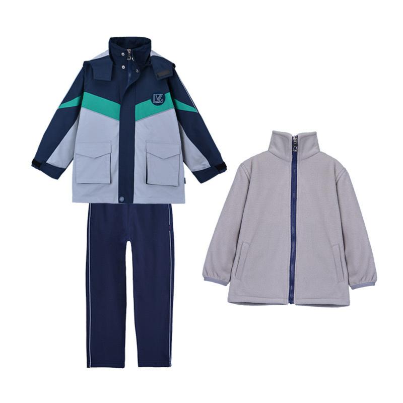 Primary and Secondary School Students Winter Jacket Set Thickened ...