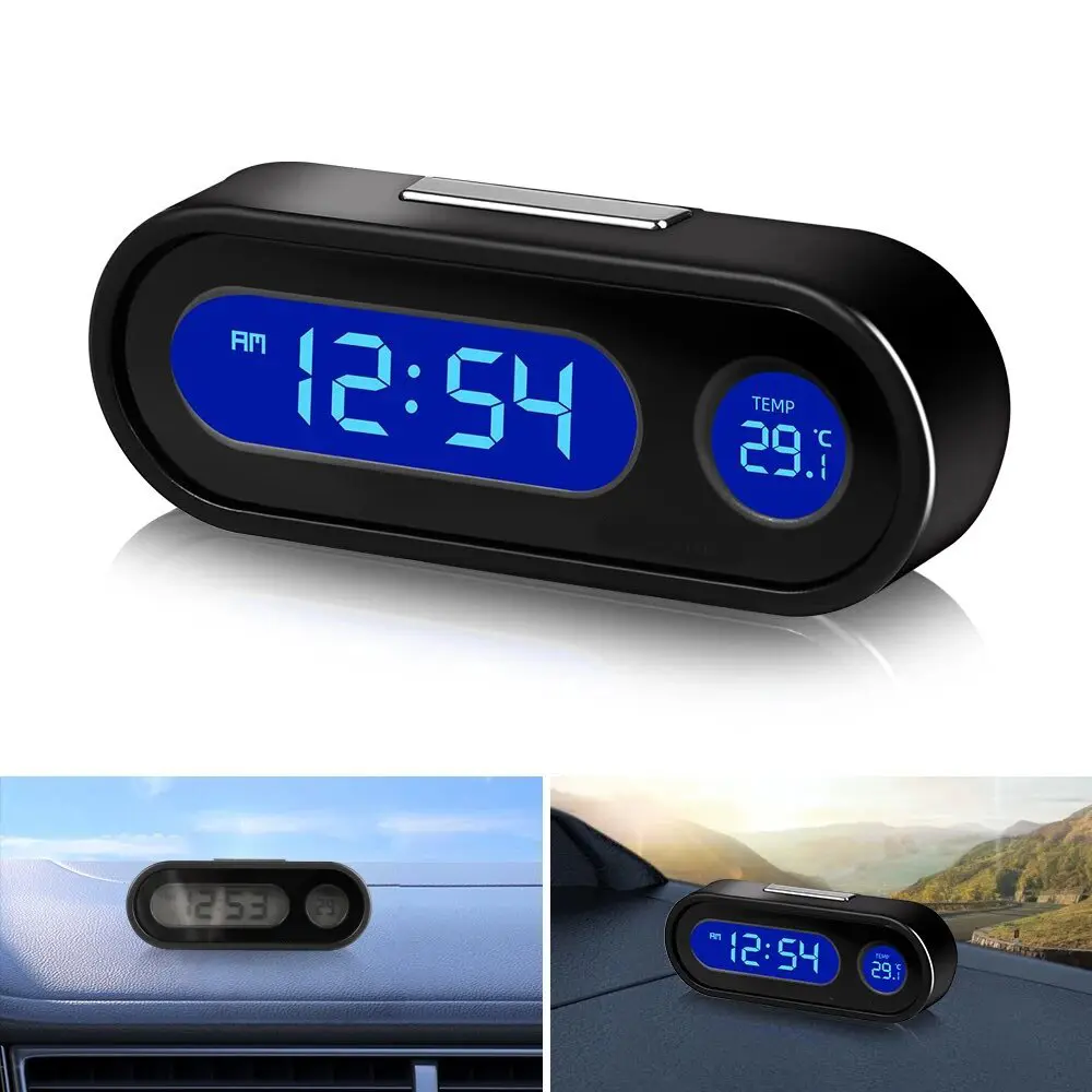 Jam Kereta Elektronik, Saiz Mini, Jam Masa, Jam Papan Pemuka Auto ...
