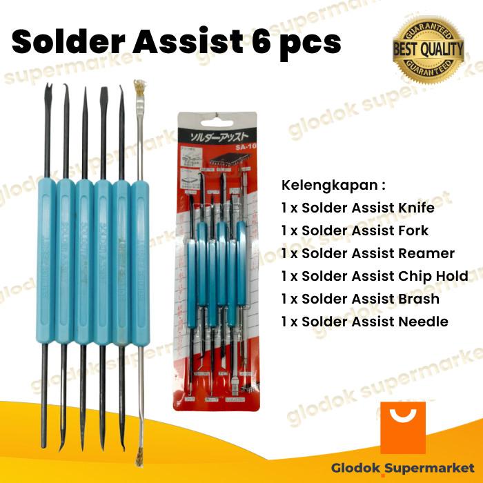 Jual Solder Assist SA10 6pcs Alat Bantu Solder Tool Set Kit Service 6 ...