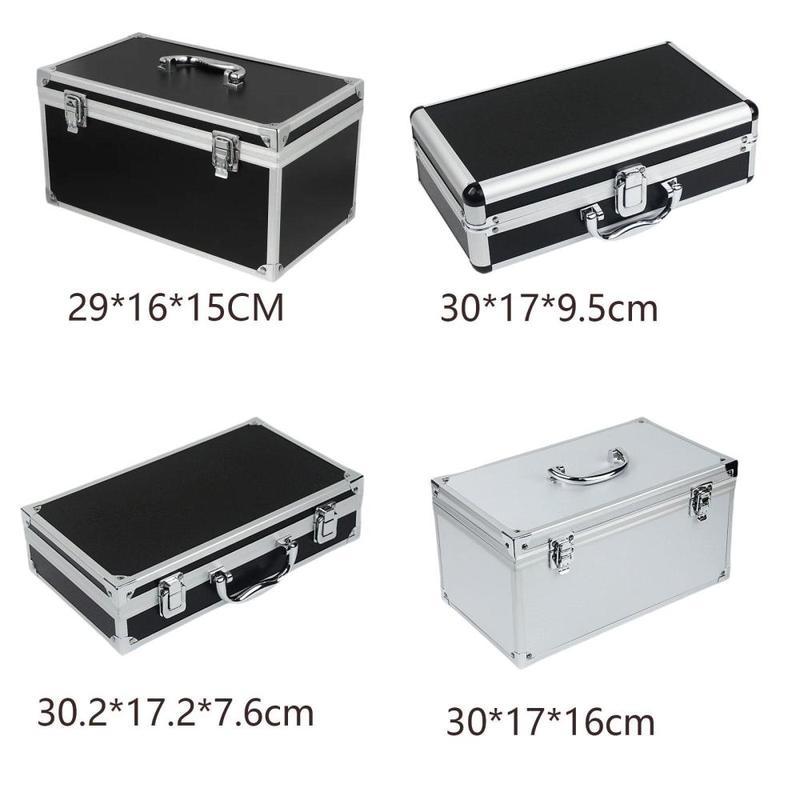 Aluminum Alloy Tool Box Multipurpose Metal Suitcase Premium Outdoor ...