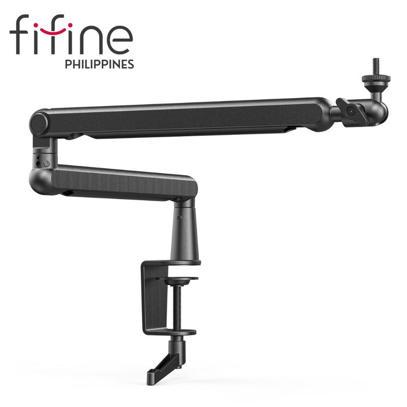 Fifine BM88 Microphone Arm Stand, Boom Arm Stand with Desk Mount ...