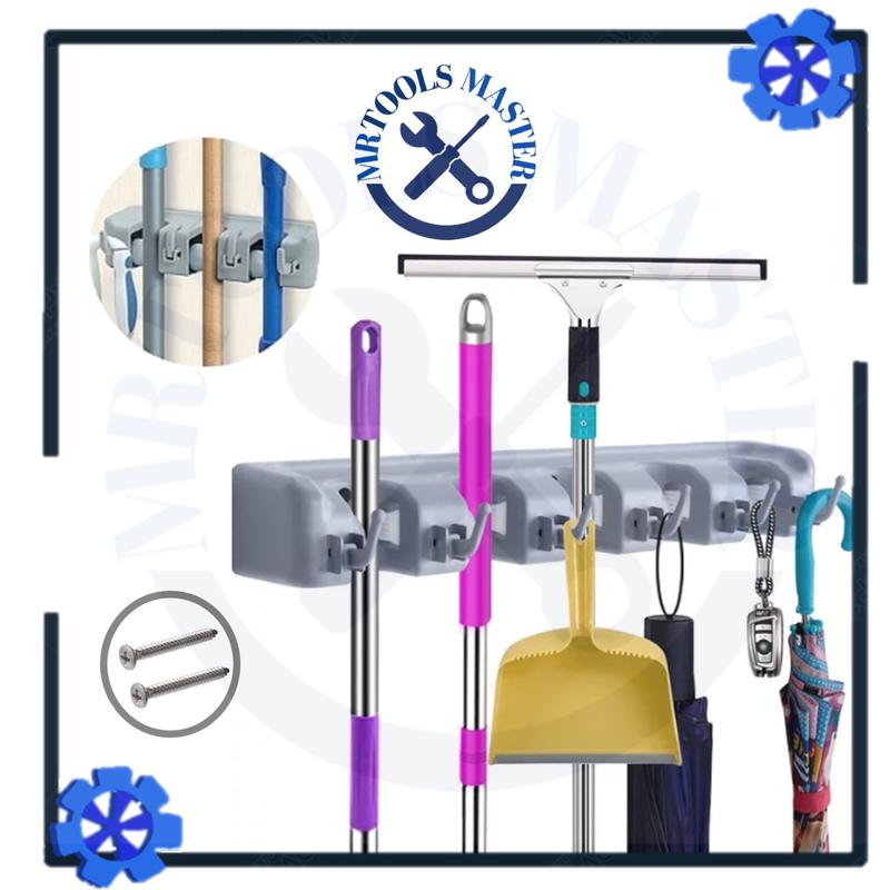 Multipurpose Wonder Track (3,5 Hooks) For Hanging Mops, Brooms - TikTok ...