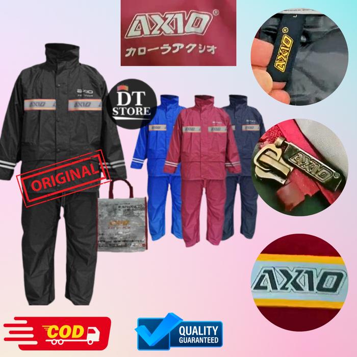 Jual Jas Hujan AXIO Original 100% 882 Mantel Mantol - HITAM, XXXL ...
