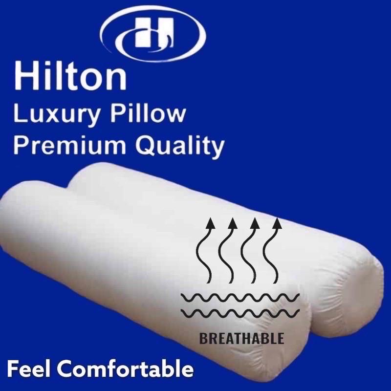 Bantal Peluk Hilton Bolster Hilton 1.4KG Padat Gebu Bedding Comfort ...
