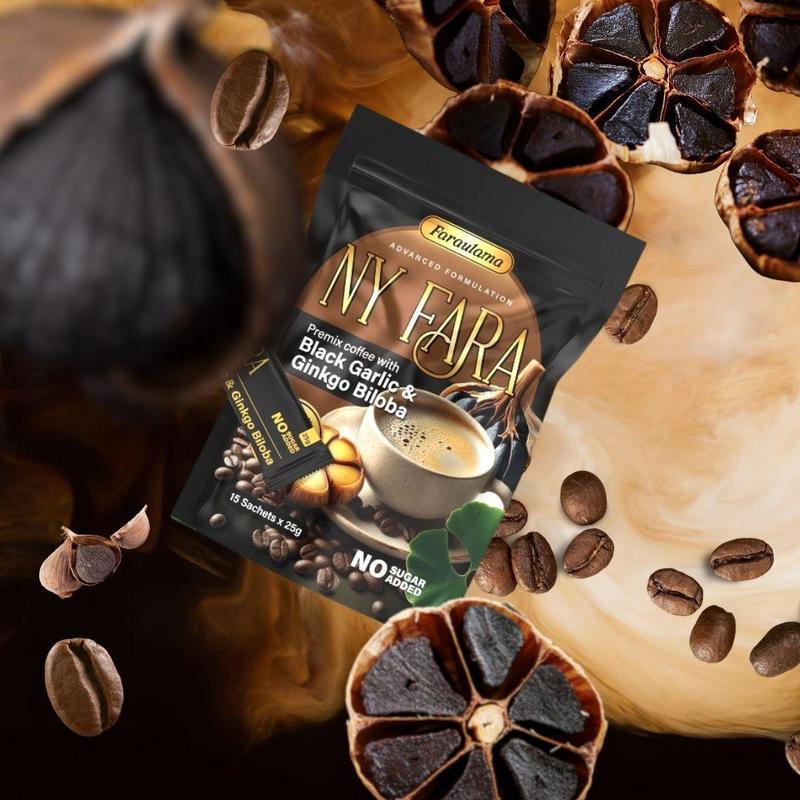 NY Fara faraulama Kopi Black Garlic / Black Garlic Coffee Putih ...