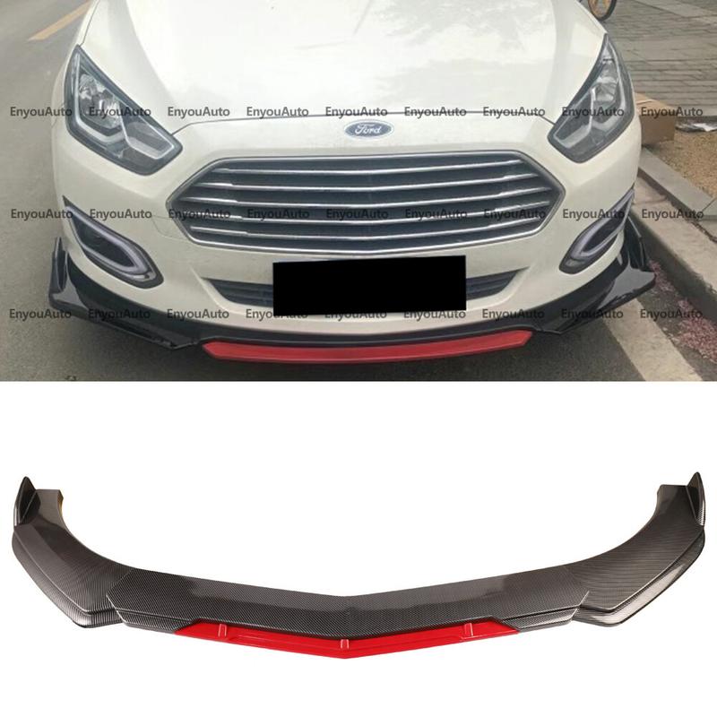 For Ford Escape UNIVERSAL Front Bumper Lip Spoiler Splitter Carbon ...