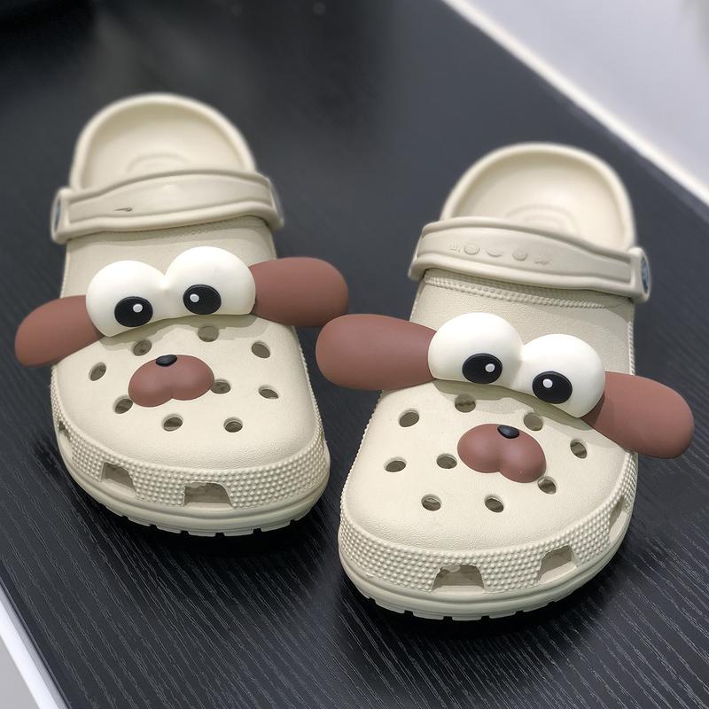 4Pcs Shoes Jibbitz Charms 3D Drooping Dog Shoe Buckle Cute Dog - TikTok ...