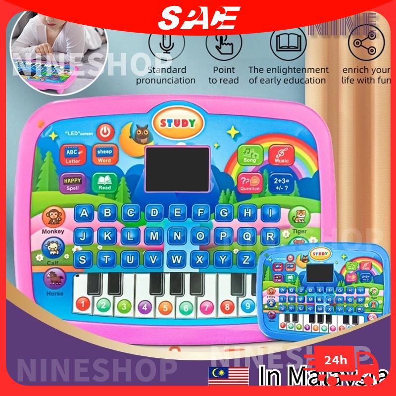 Educational Toys For Kids LED Screen Learning Tablet Mainan Belajar ...