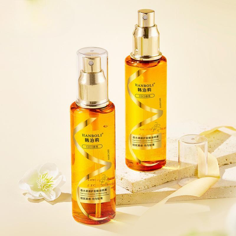100ml Smoothing Hair Essential Oil Spray, Harmless Curly Sheen Spray ...