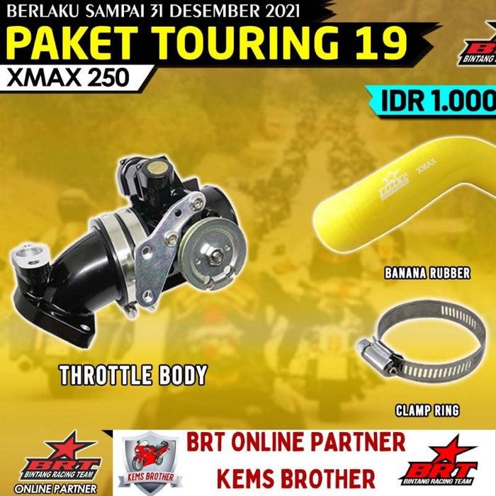 Jual TB BRT THROTTLEBODY XMAX BANANA RUBBER - Kota Depok - KEMSBROTHER ...