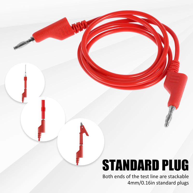 30Pcs Banana Plug Test Leads Kit Enduring Wire Piercing Probes - TikTok ...