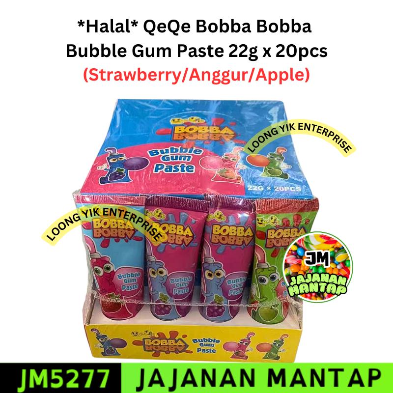 *Halal* QeQe Bobba Bobba Bubble Gum Paste 22g x 20pcs - TikTok Shop ...