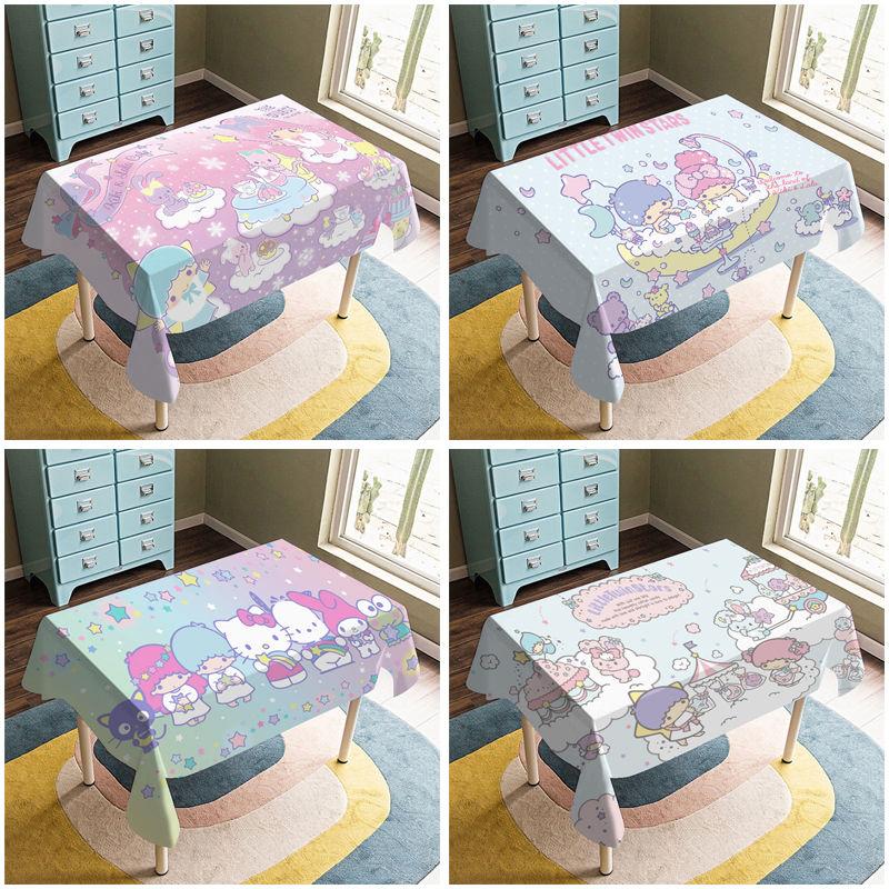 Table setting Cartoon Tablecloth Sanrio Student Desk Mat Coffee Table ...