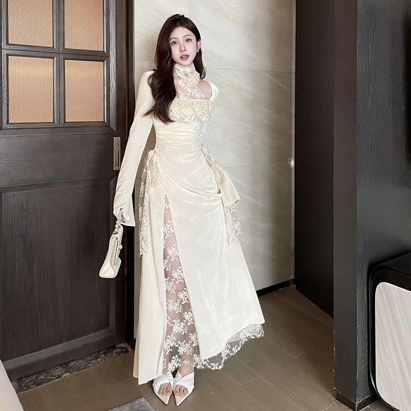 2025[1220 People Collection] Insdoit French Square Collar Lace - TikTok ...