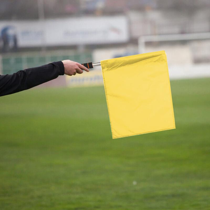 Referee Flag Stainless Stee Hand Flag Training Sports Flags - TikTok ...