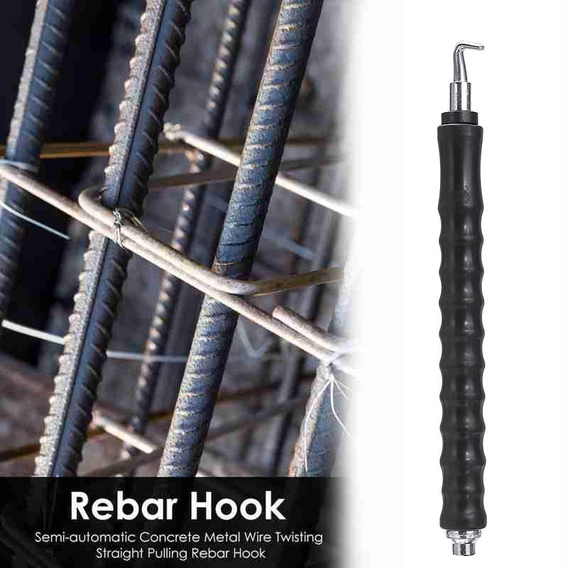 Semi-Automatic Rebar Tier Straight Rebar Tying Hook Steel Ti - TikTok ...