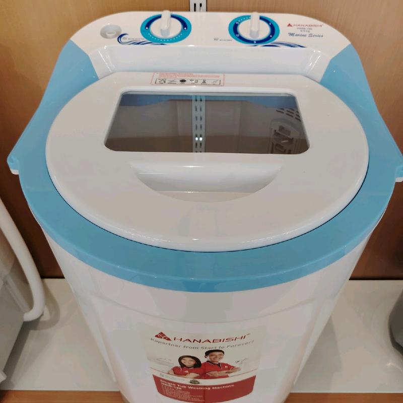 9kg. Heavy Duty Hanabishi Single Tub Washing Machine HWM-190 - TikTok ...