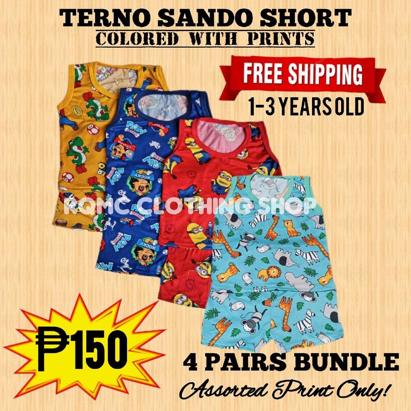 Sando Short Small Boys 4pcs 150pesos - TikTok Shop Philippines