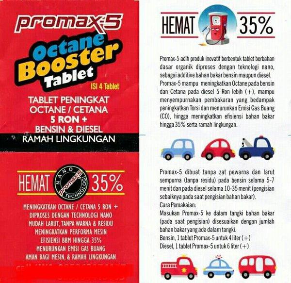 Promax-5 mobil tablet 10 Liter Fuel Booster Meningkatkan Kinerja Mesin ...