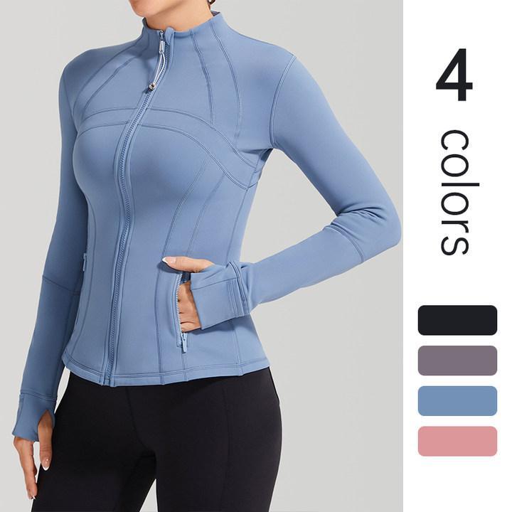 AFZ Women Lined Collar Zipper Solid Color Long Sleeve Shapewear ...