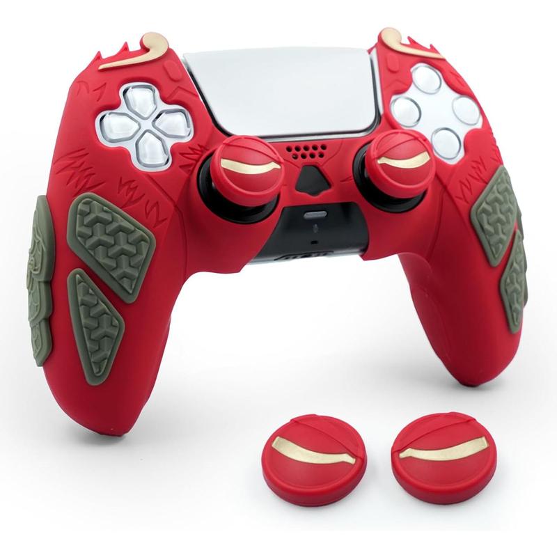 Grip Cover for PS5 Controller, Wukong-Inspired Cover with Fiery ...
