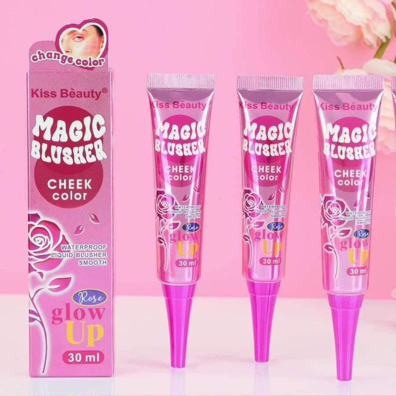 Kiss Beauty Magic blusher color changing liquid blush on waterproof ...