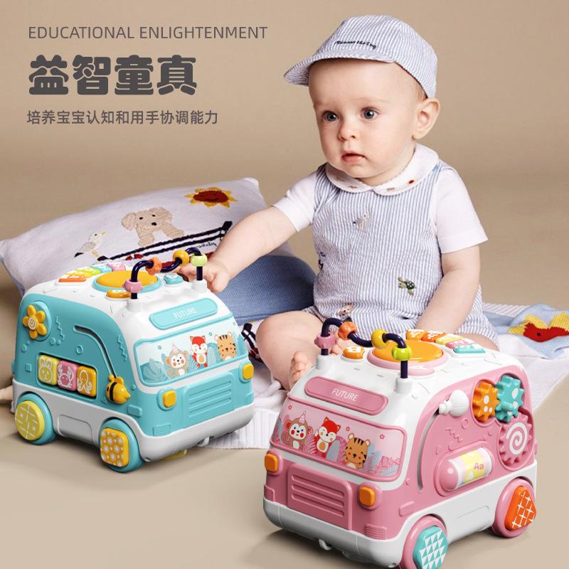 Enlightenment Early Childhood Education Cartoon Bus Multifunctional ...